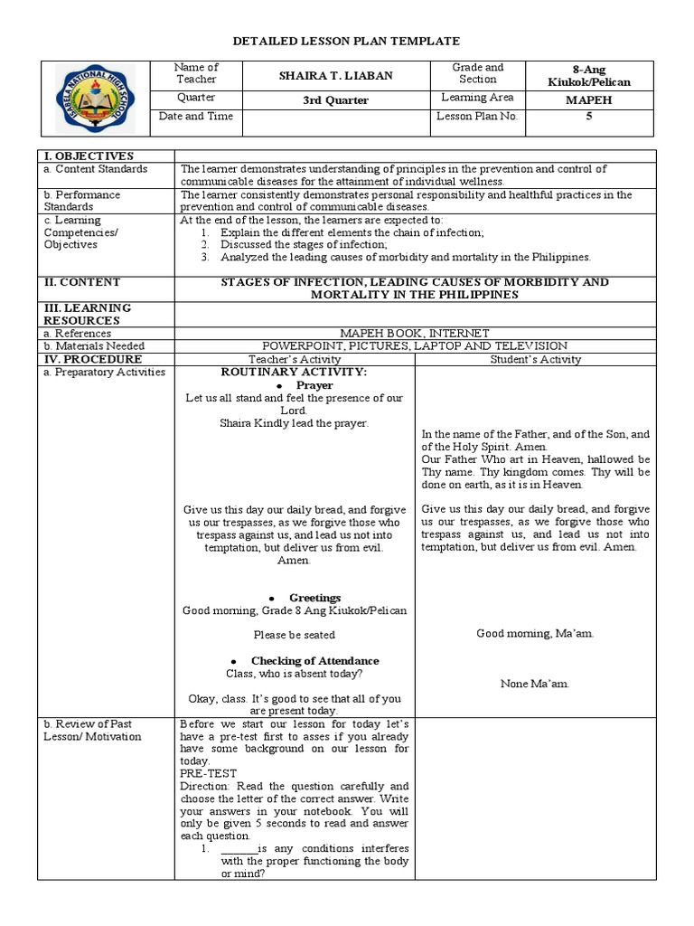 DLP No.5 | PDF | Infection | Medicine