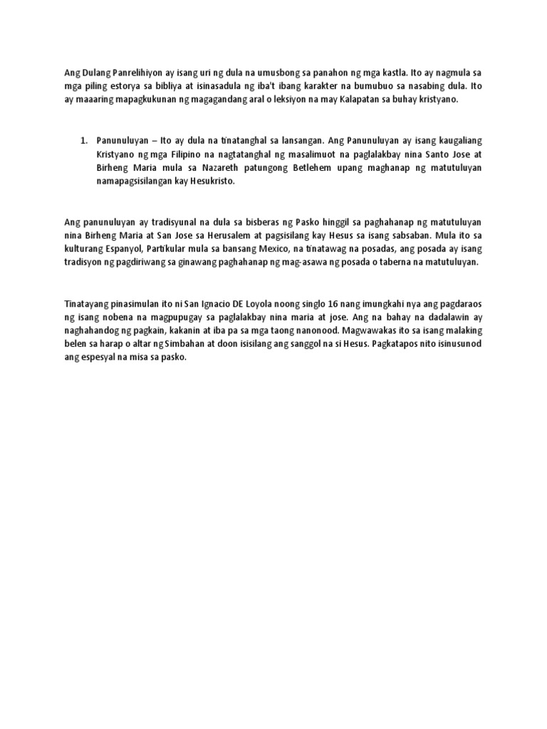 Panitikan Report | PDF