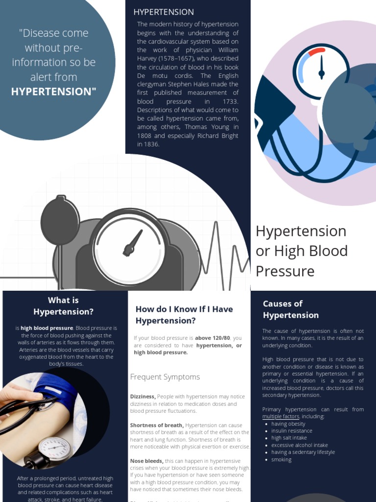 Business Brochure Template Design | PDF | Hypertension | Blood Pressure