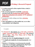 Graduate MSC Research Proposal Template | PDF
