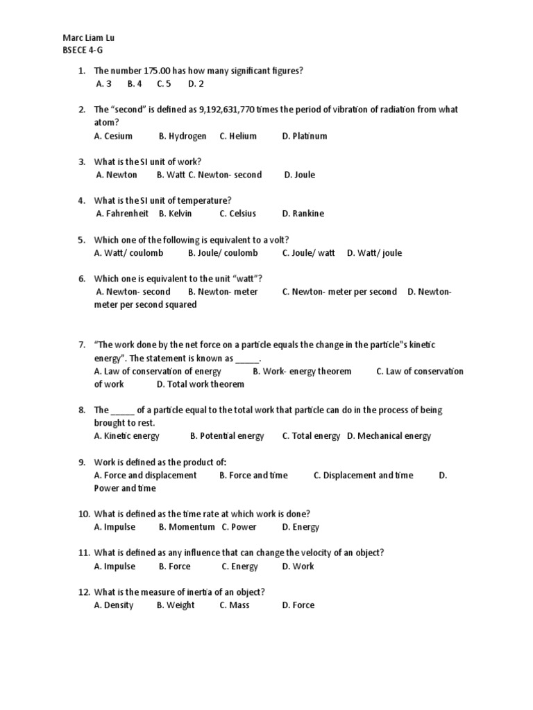 Physics Mcq Pdf Friction Newtons Laws Of Motion