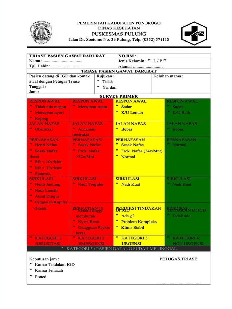 PDF Form Triase Compress | PDF