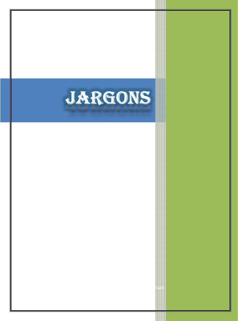 Jargons by Tarun Grover | PDF | Equity (Finance) | Irrigation