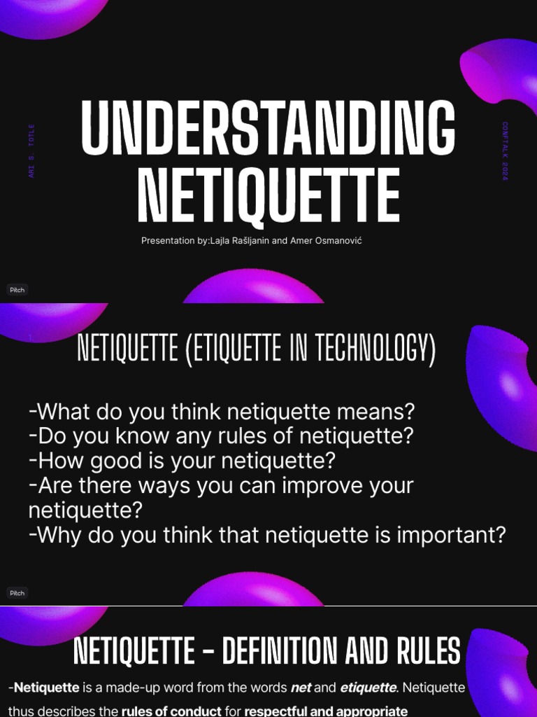 Understanding Netiquette | PDF | Etiquette | Cyberspace