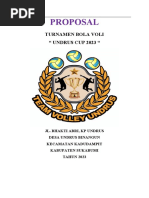 Contoh Proposal Turnamen Bola Volly Lengkap | PDF | Olahraga & Rekreasi