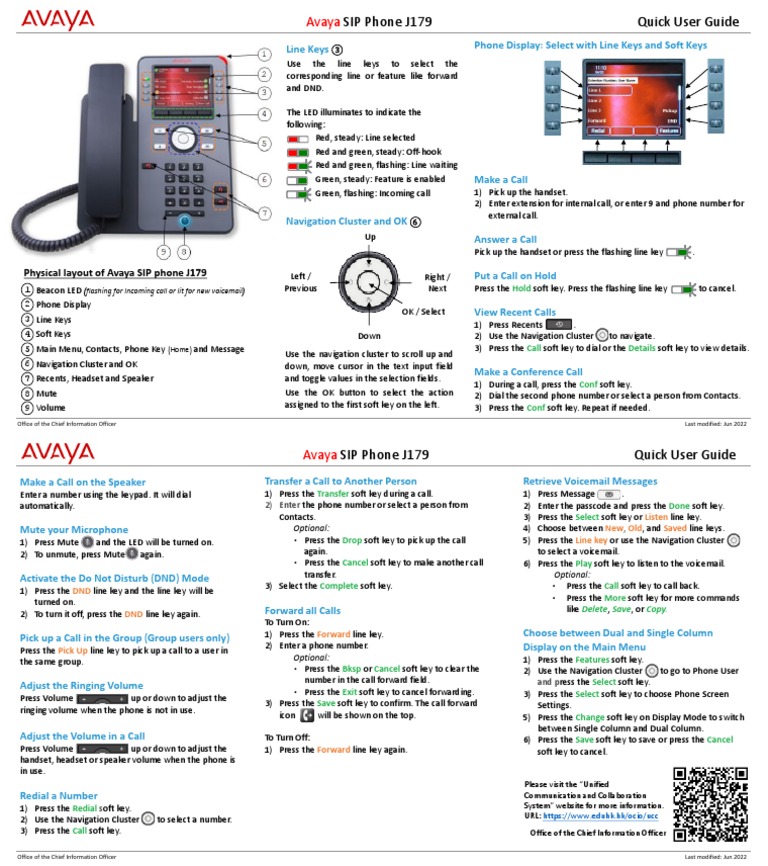 J179 Quick User Guide | Download Free PDF | Voicemail | Telephone