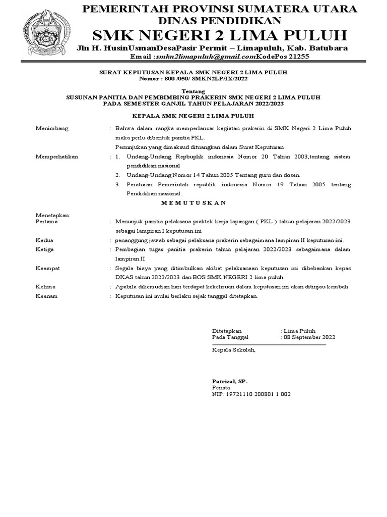 SK PKL Atp | PDF