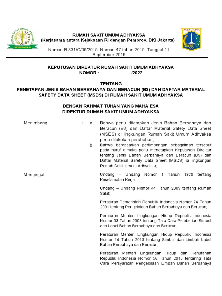 SK Inventaris B3 | PDF