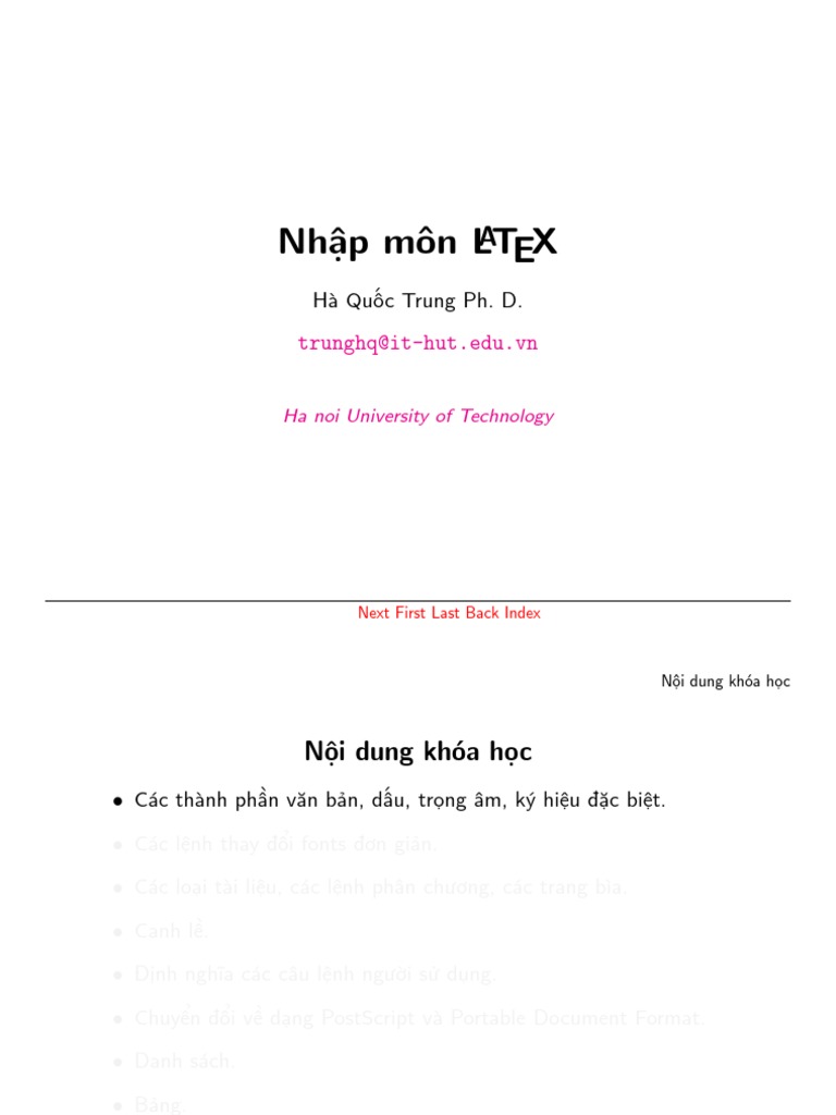 Nhap Mon Latex | PDF