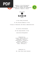 SHEIN | PDF | Fashion | Strategic Management