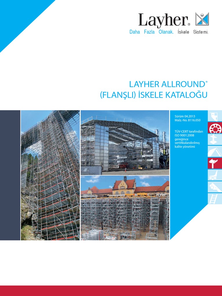 Layher Allround (Flanşli) İskele Kataloğu | PDF