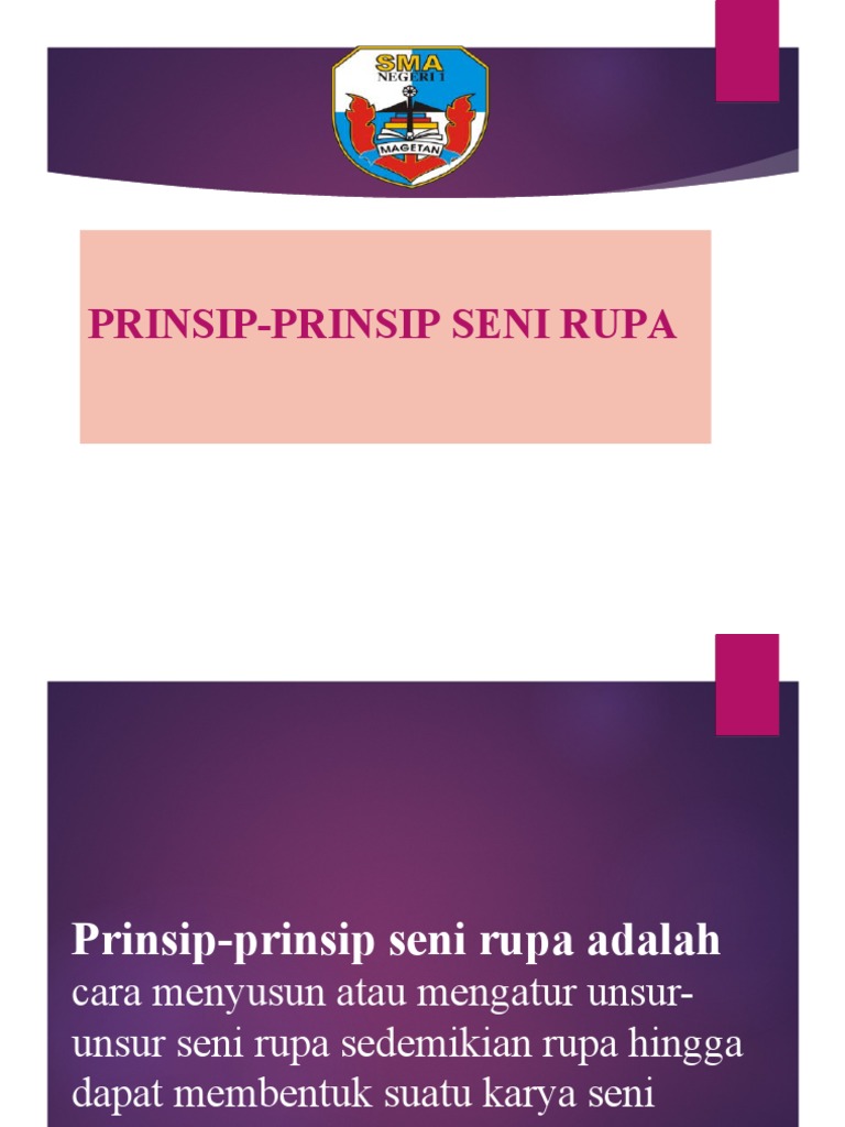3.prinsip-Prinsip Seni Rupa | PDF