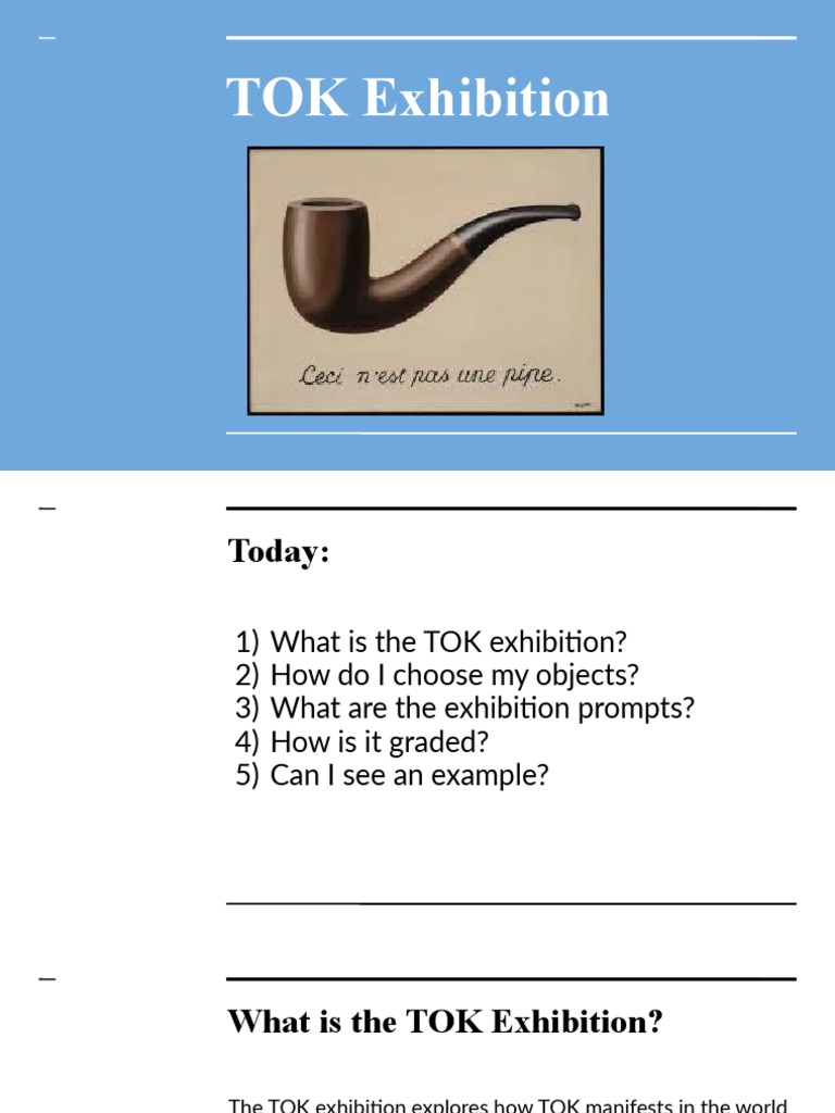 TOK Exhibition - Everything You Need To Know | PDF | Knowledge | Psychology