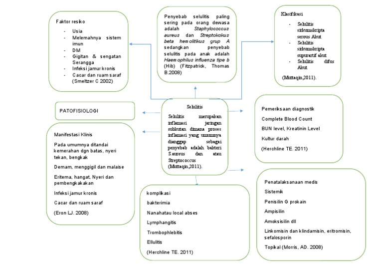 mind map selulitis | PDF