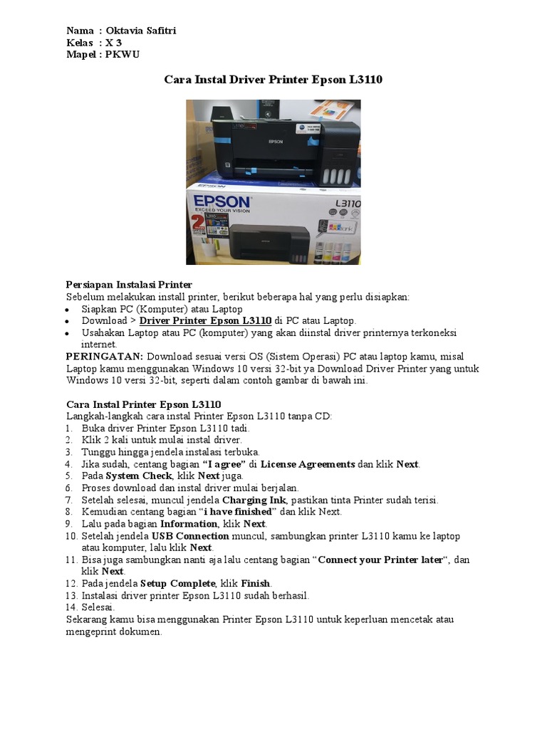 Cara Instal Printer | PDF