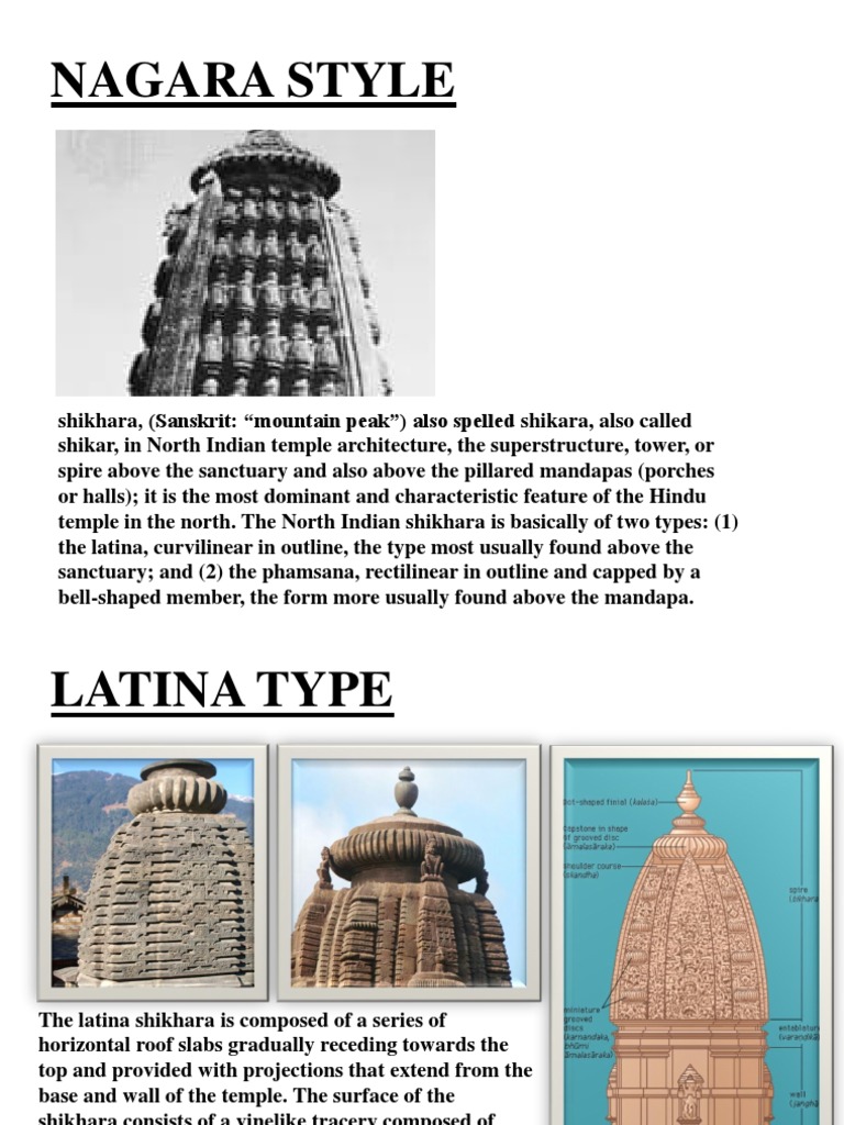 Types of Shikhara in Nagara Architecture | PDF
