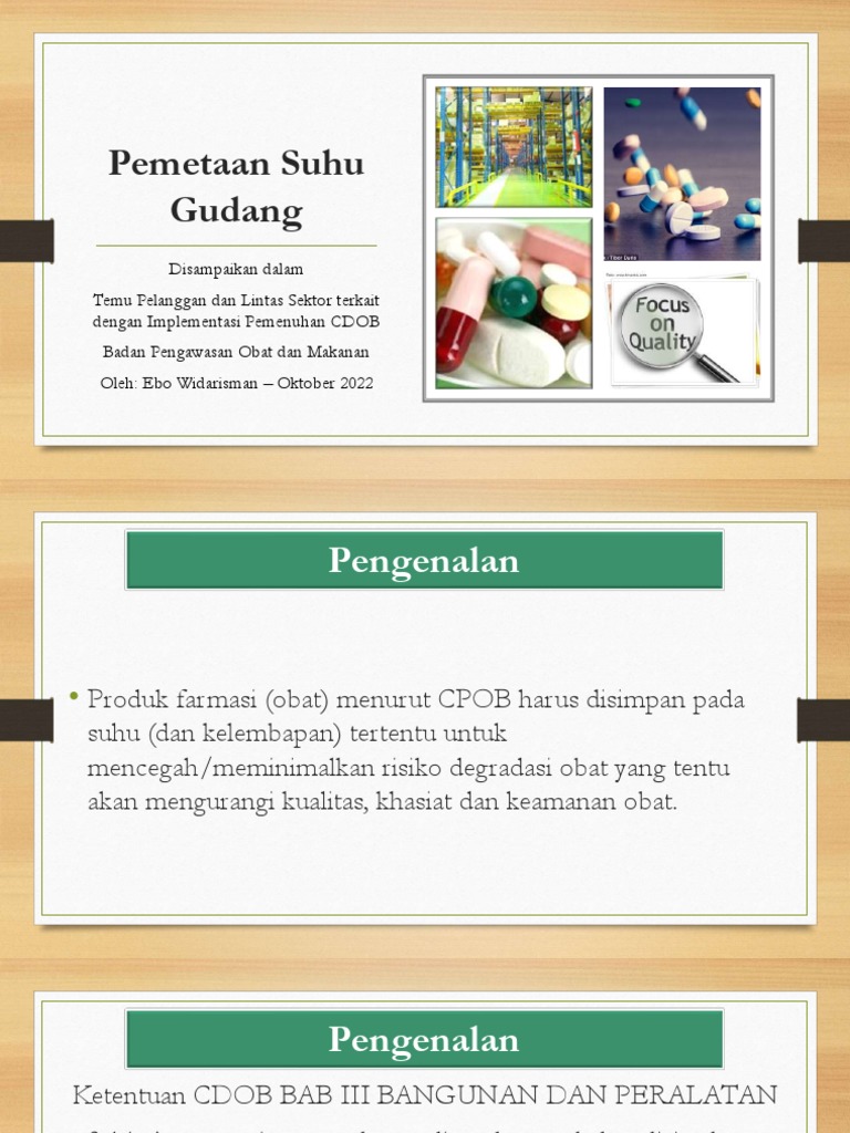 Pemetaan Suhu For BPOM | PDF