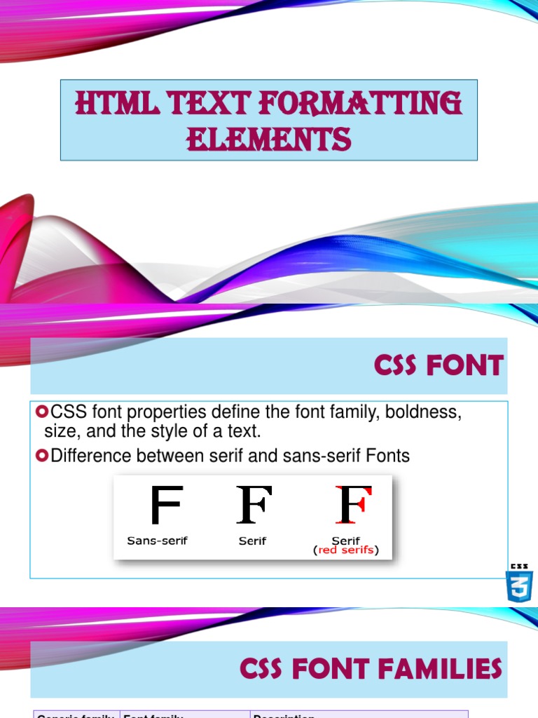 CSS Fonts | Download Free PDF | Typefaces | Sans Serif