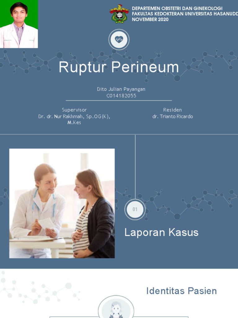 PPT-Dito Julian Payangan-C014182055-Ruptur Perineum III C | PDF