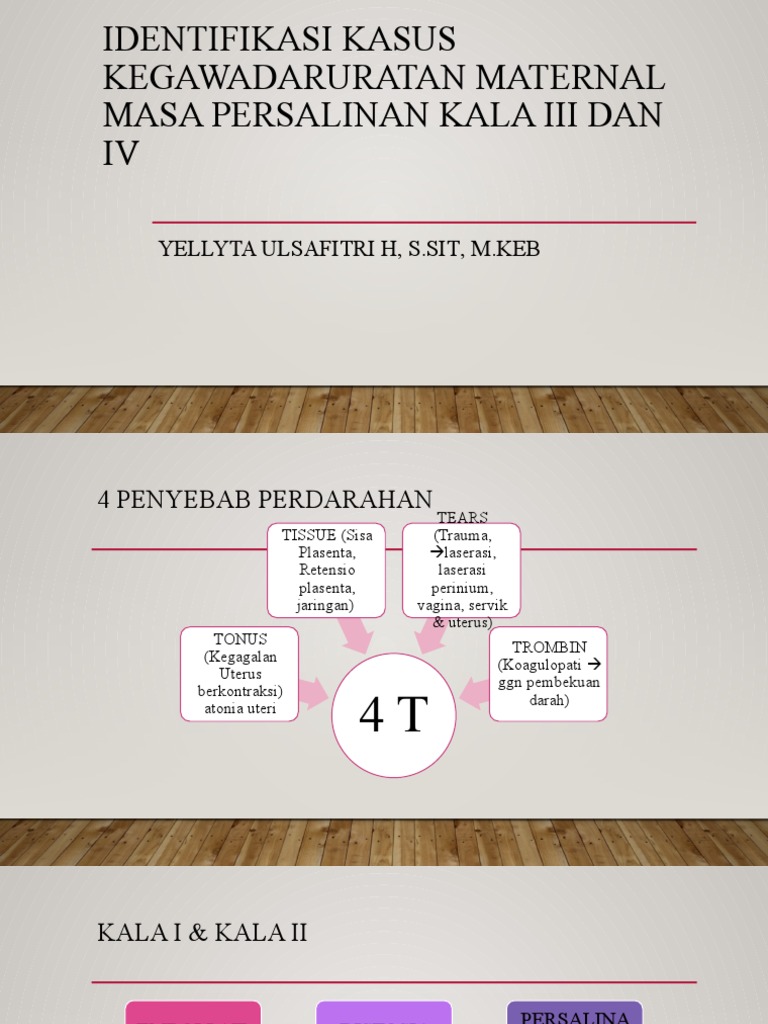 IDENTIFIKASI KASUS KEGAWADARURATN MATERNAL MASA PERSALINAN KALA III | PDF