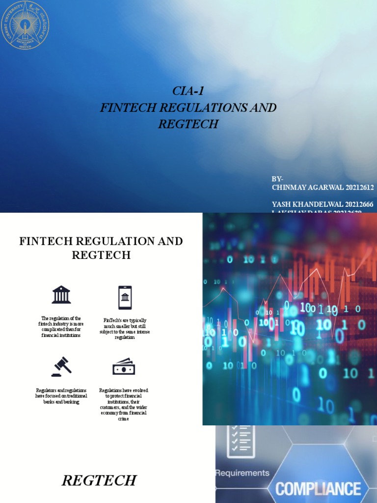 Fintech Regulations CIA-1 Semester 6 | PDF | Banks | Regulatory Compliance