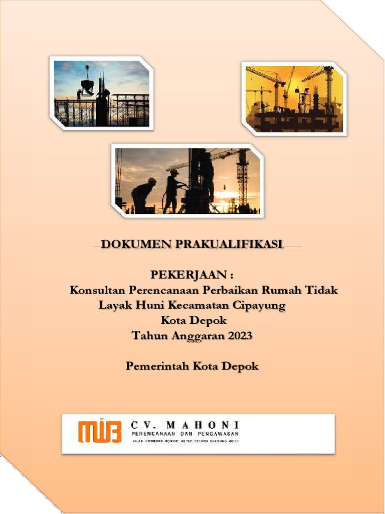 Konsultan Perbaikan Rumah Cipayung 2023 | PDF | Karier & Perkembangan
