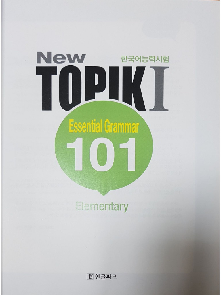 TOPIK 1 Essential Grammars | PDF