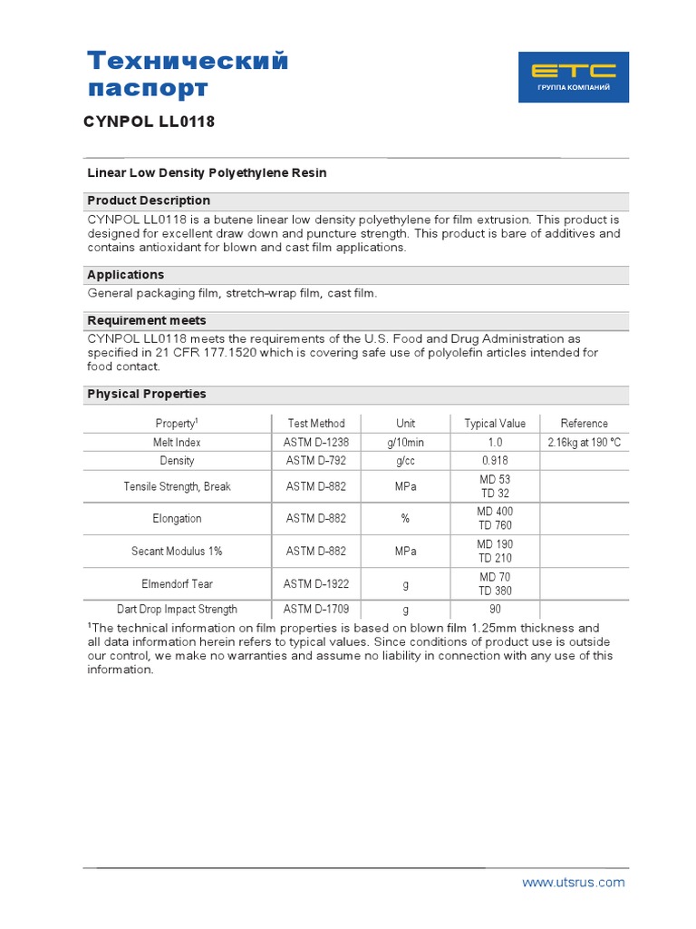 CYNPOL LL0118-1 | PDF