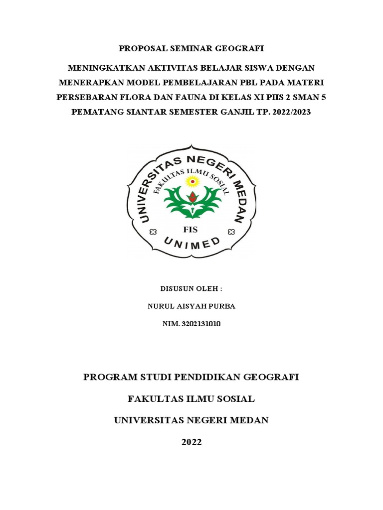 Proposal - Nurul Aisyah Purba | PDF