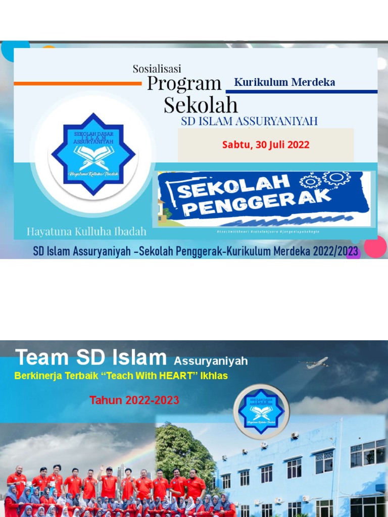 Presentasi Kepala Sekolah Program Dan Kurikulum Merdeka 2022 | PDF
