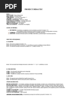 Proiect Didactic-Sistemul Solar | PDF