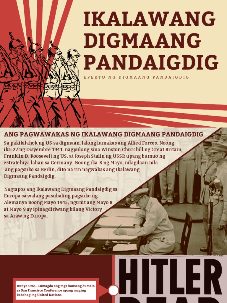 Epekto NG Ikalawang Digmaang Pandaigdig | PDF