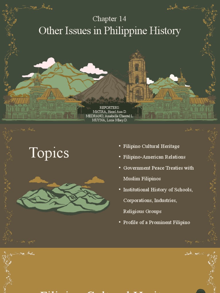 CHAPTER 14 - Other Issues in Philippine History | PDF | Government | Philippines