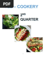 He Cookery Gr9 q2 Module-3 True | PDF | Salad | Cuisine