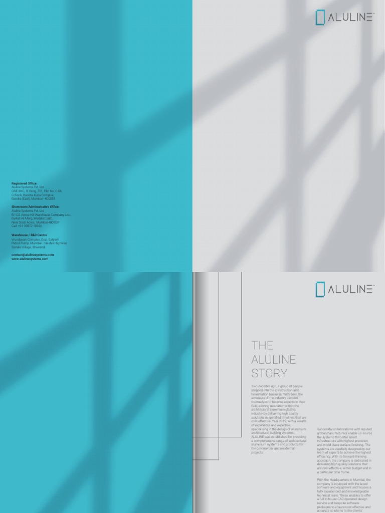 Aluline Systems: Architectural Aluminium Solutions | PDF | Window | Door