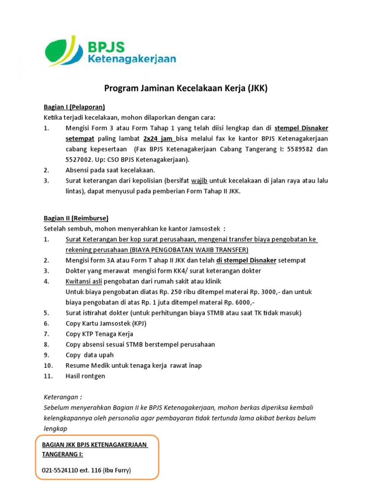 Cara Klaim JKK JKM JHT | PDF