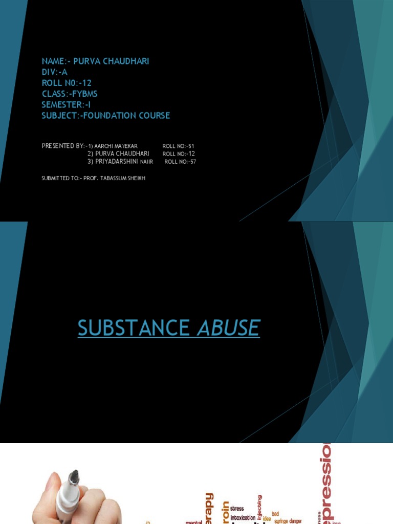 Substance Abuse | PDF