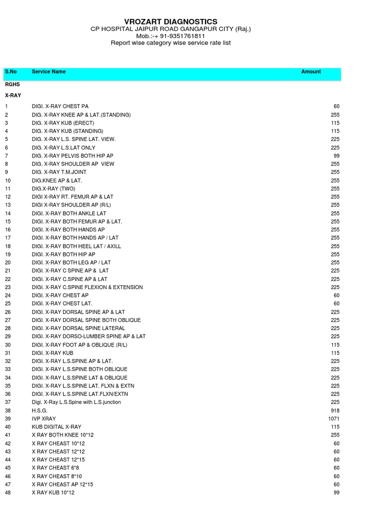 Xray RGHS | PDF | Anatomical Terms Of Motion | X Ray