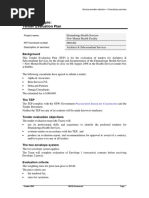 Tender Evaluation Template | PDF