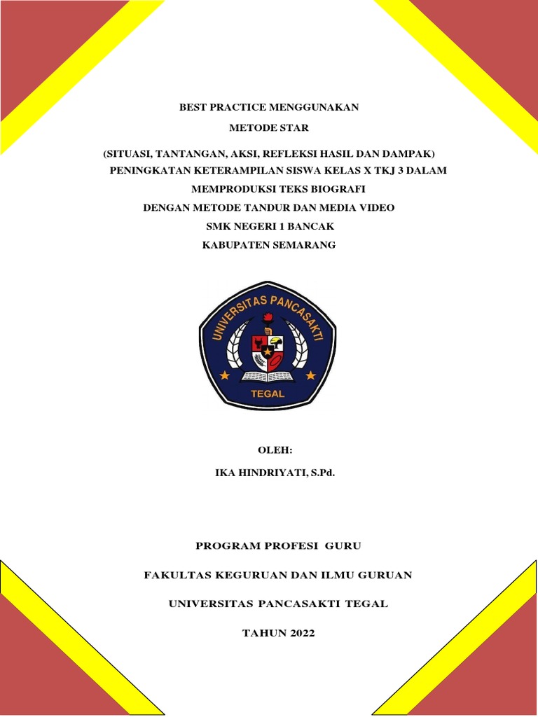 Best Practice Menggunakan Metode Star Ika Hindriyati | PDF