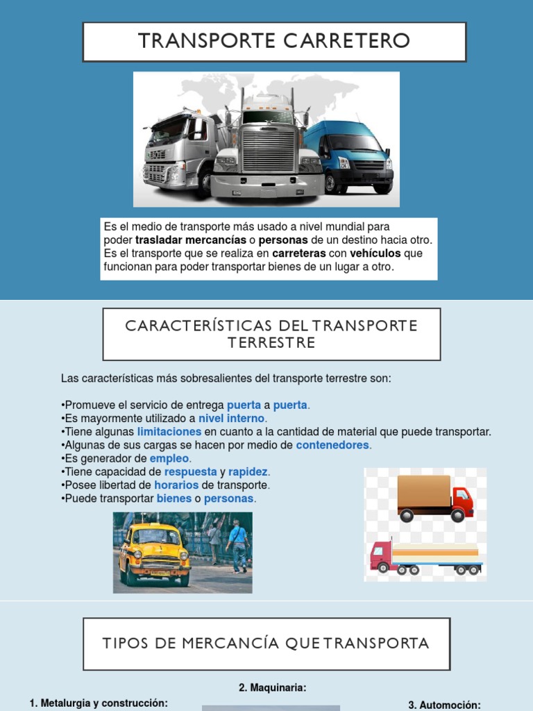 TRANSPORTE CARRETERO | PDF