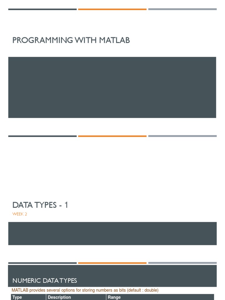 2 - Data Types - 1 | PDF | Matrix (Mathematics) | Matrix Theory