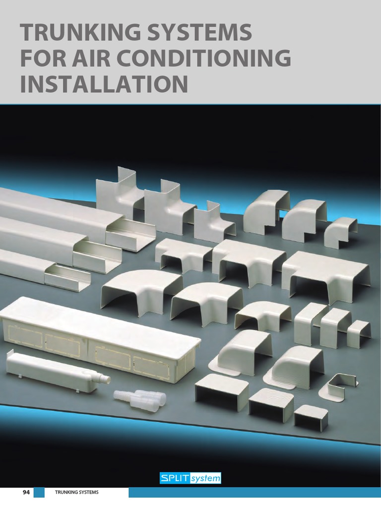 Trunking Systems for Air Conditioning Installation: Accessories for ...