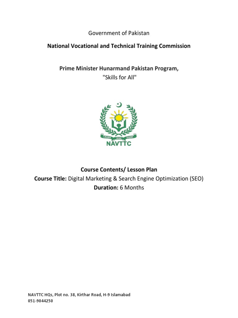 DM (SEO) 6 Month Course Syallabus | PDF | Search Engine Optimization ...