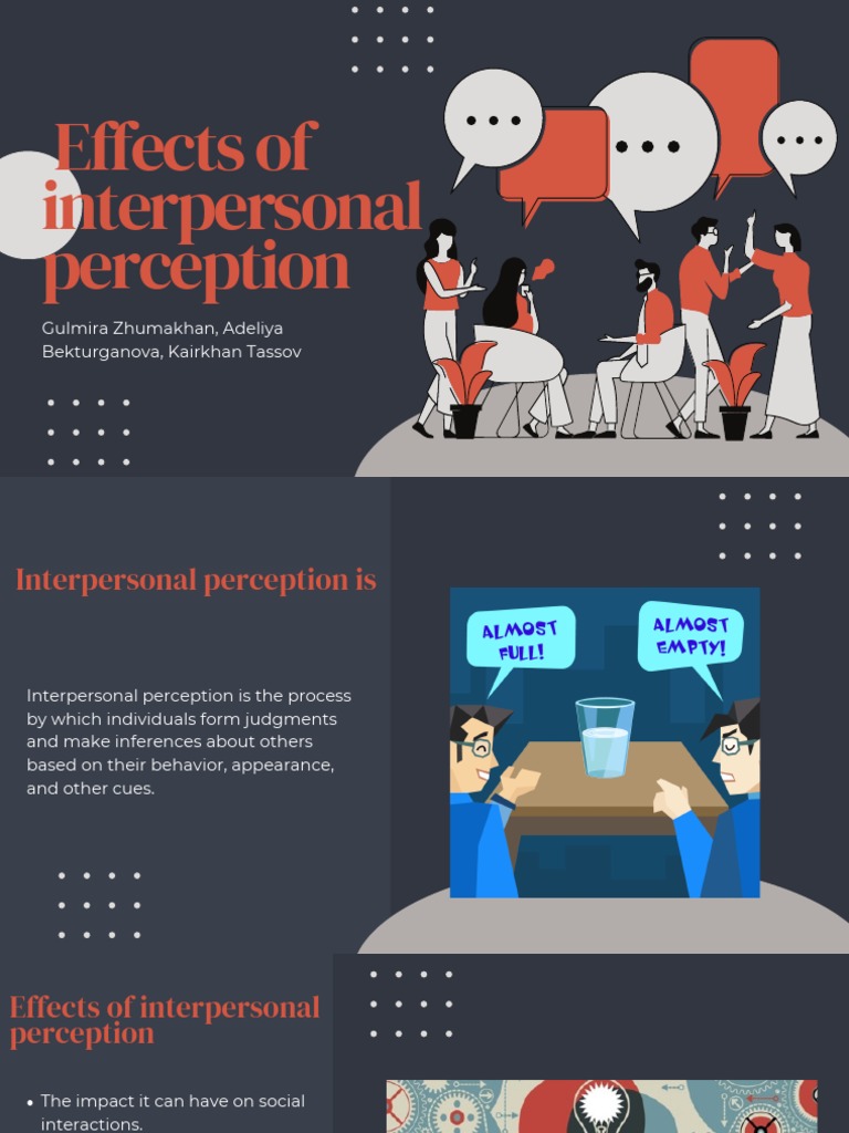 Effects of Interpersonal Perception | PDF
