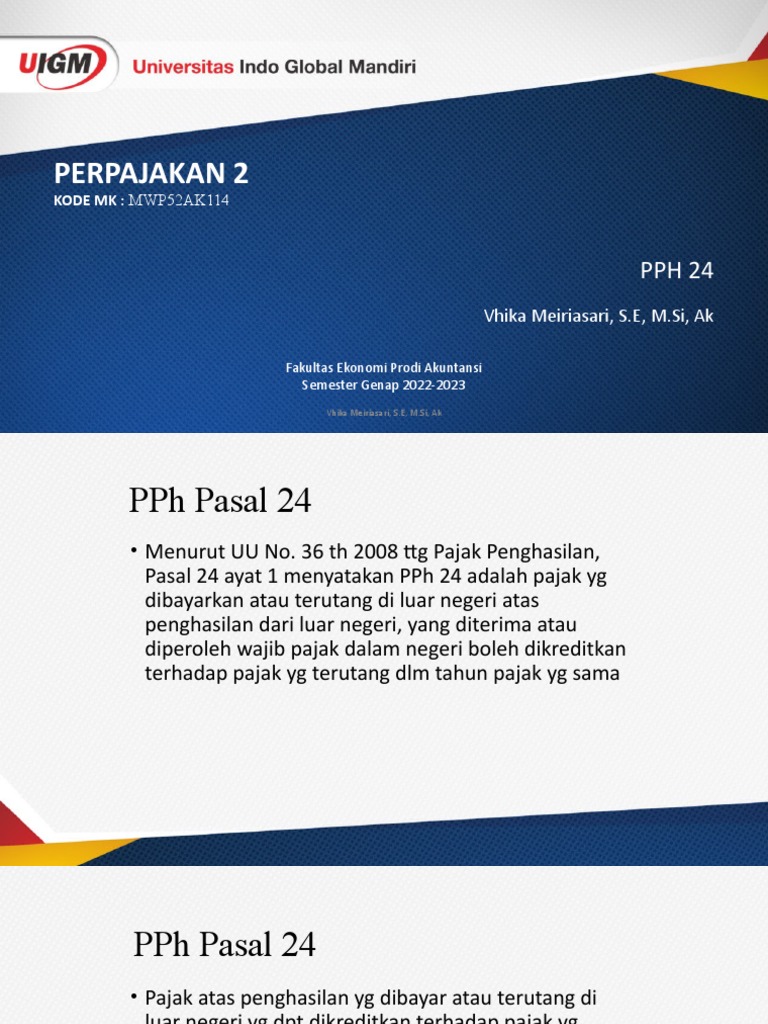 PPH 24 | PDF