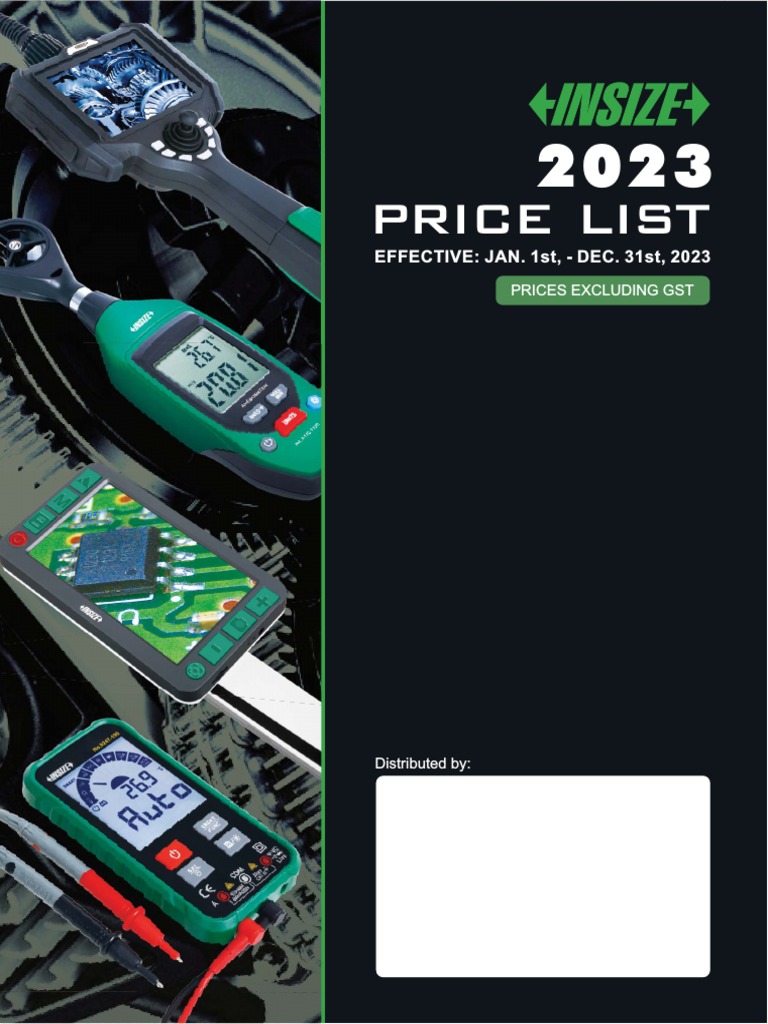 Price List-2023 | PDF