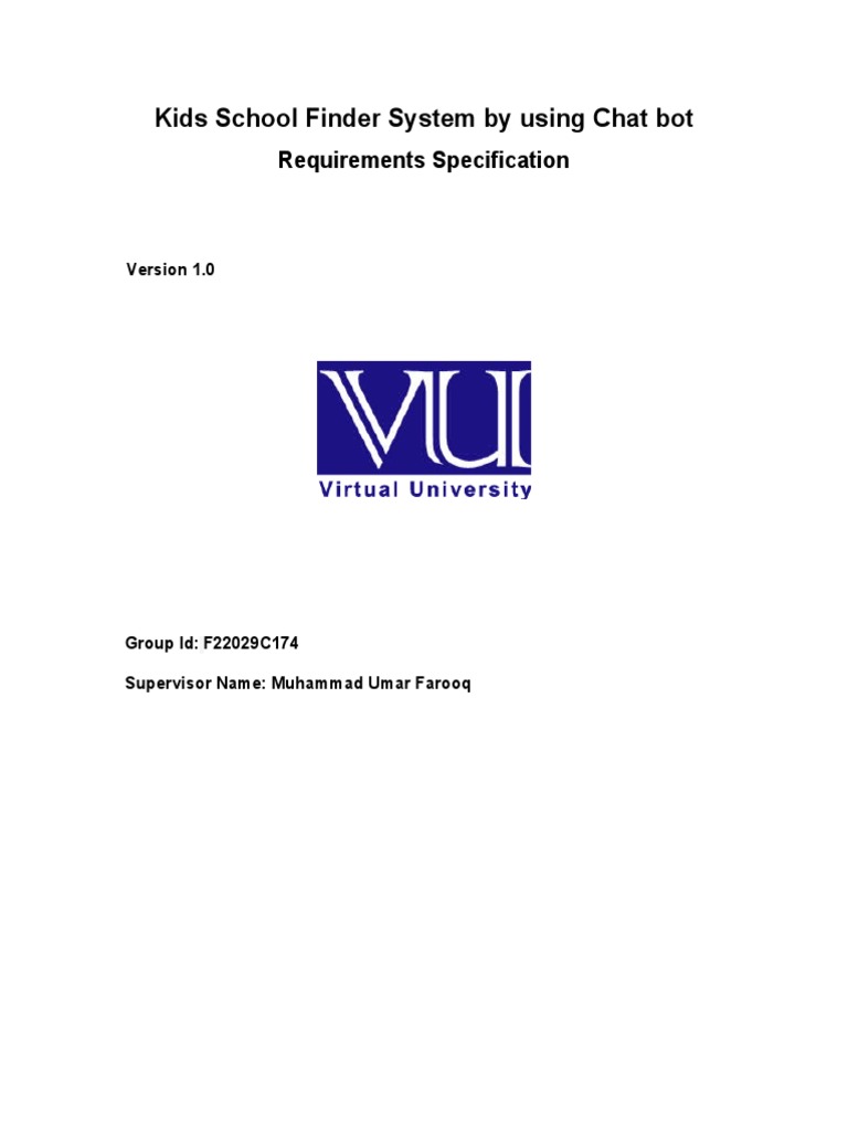 Virtual University Project Srs Pdf Software Development Process