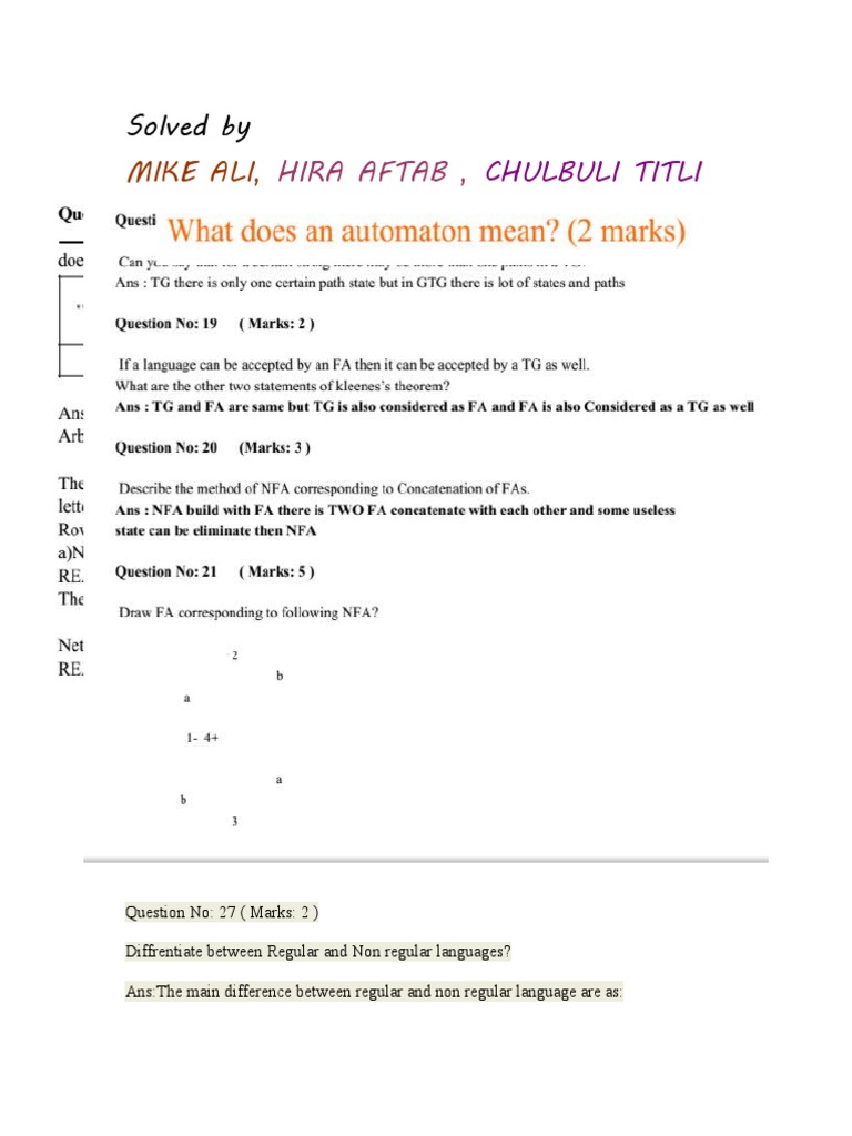 CS402 Midterm Solved Subjective Papers | PDF | Career & Growth | Foreign Language Studies