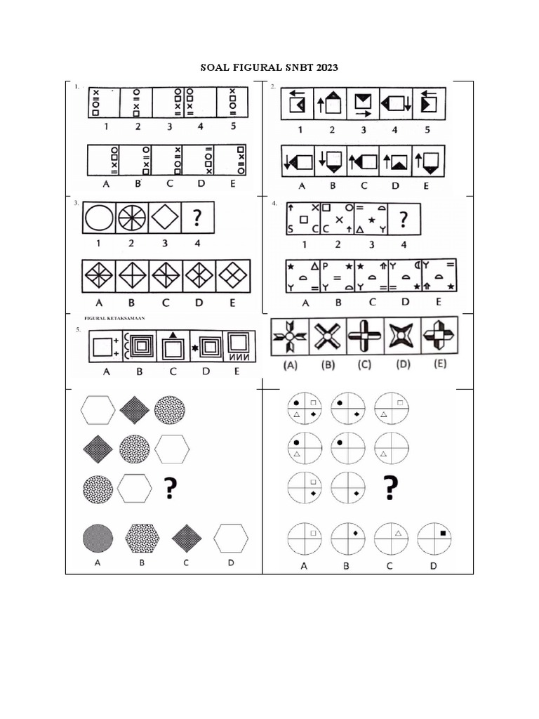 Soal Figural SNBT 2023 | PDF